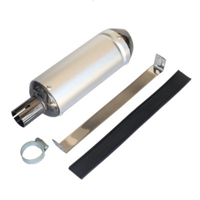 UNIVERSAL 1.1 INCH MOTORCYCLE EXHAUST MUFFLER SINGLE STAGE 28MM CLIP-ON ...