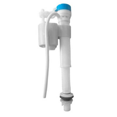 Universal 1/2" Toilet Cistern Bottom Inlet Valve-Adjustable Fill Valve ...