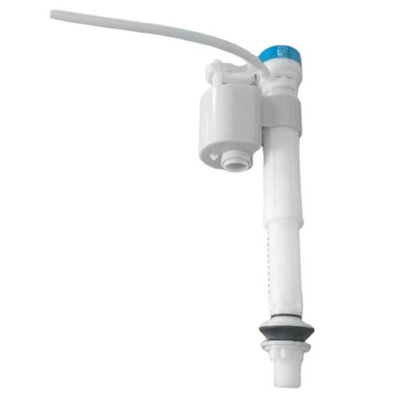 Universal 1/2" Toilet Cistern Bottom Inlet Valve-Adjustable Fill Valve ...