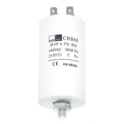 Universal 18UF Microfarad Appliance Motor Start Run Capacitor by Ufixt