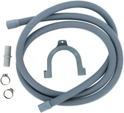 Universal 2.5m Washing Machine & Dishwasher Drain Waste Hose Extension Kit
