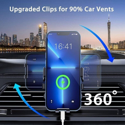 Universal 360 Rotating Car Air Vent Phone Holder Mount & Cradle for ...
