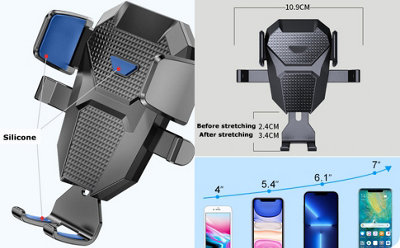 Universal 360 Rotating Car Air Vent Phone Holder Mount & Cradle for ...