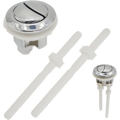 Universal 38mm Round Double Push Cistern Toilet Flush Button Closestool ...