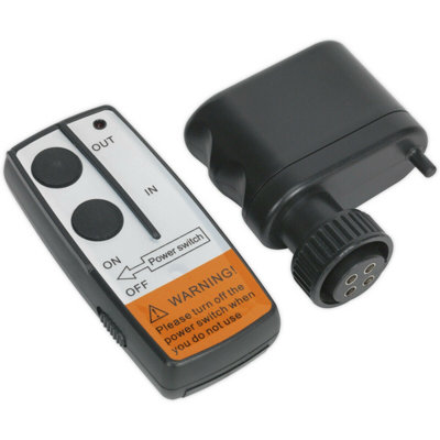 Universal 4 Pin Wireless Winch Remote Control with Weatherproof Receiver