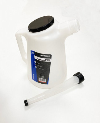 Universal 5 Litre Measuring Jug Garage Oil Fuel Oil Measuring Jug With ...