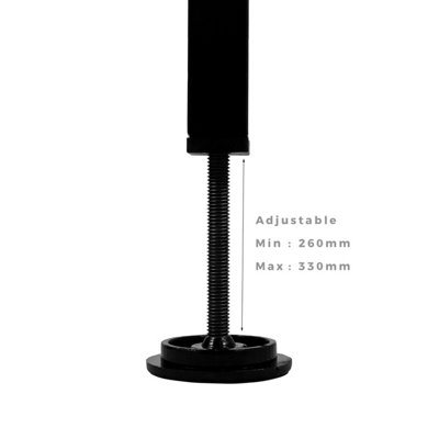 Universal Bed Centre Support Rail Adjustable Length and Height 3 ...