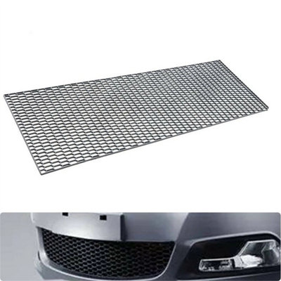 Universal Black Plastic Racing Race Honeycomb Mesh Grill Spoiler 120x40cm