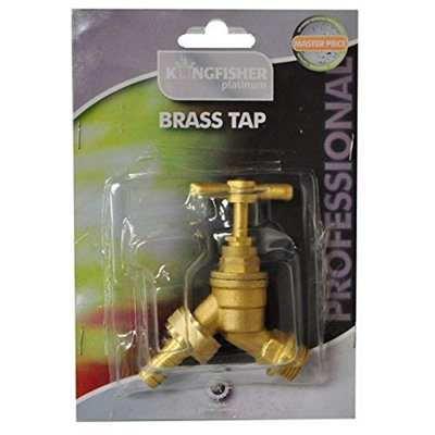 Universal Brass Tap Connector, 1/2-Inch Standpipe to 3/4-Inch Water ...
