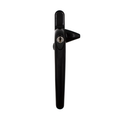 Universal Cockspur Window Handle Kit - Left, Black/Black
