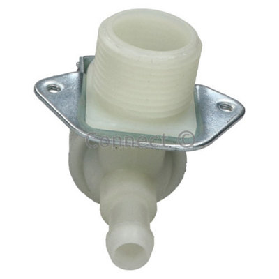 UNIVERSAL COLD WATER SINGLE INLET SOLENOID VALVE 90DEG WITH 12 BORE OUTLET