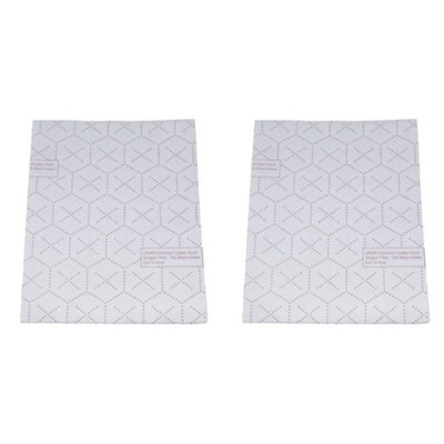 Universal Cut To Size Cooker Hood Filters With Indicator - 2 Pack by Ufixt
