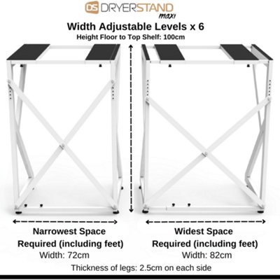 Universal Freestanding Tumble Dryer Stacking Kit Adjustable Width ...
