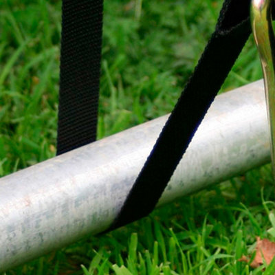 UNIVERSAL HEAVY DUTY TRAMPOLINE GROUND ANCHOR SET - 4 PIECE TIE DOWN ...