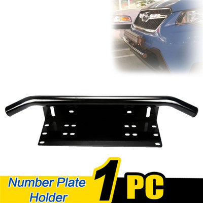 Universal License Number Plate Mounting Bracket HolderFront Bull Bar ...