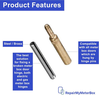 Universal Meter Box Door Repair Kit - Hinges for Quick and Easy Repairs ...