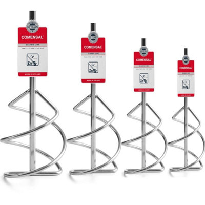 Universal Paddle Stirrer/ Paint Mixer - Set of 4 - 60, 80, 100, 120mm ...