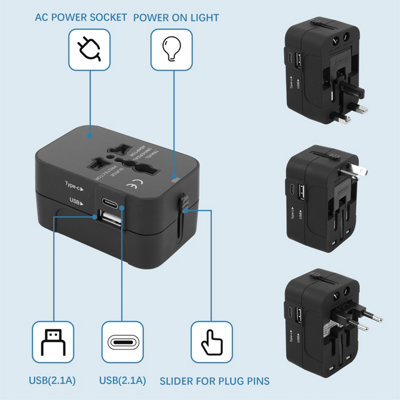 Universal Power Adapter Travel Plug