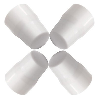 Universal Push Fit White Plastic Radiator Cap Durable Push Fit Valve ...