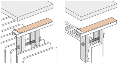 Universal Radiator Shelf Bracket (each)