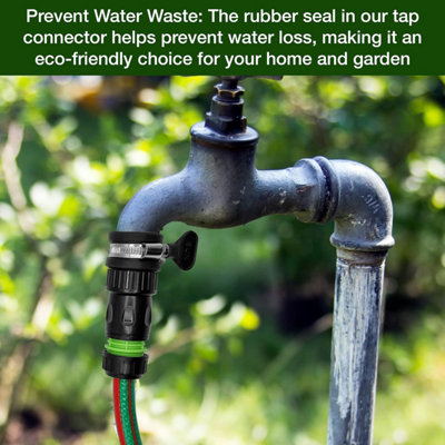 Universal Rubber Tap Connector 22-24mm Indoor and Outdoor includes Free ...