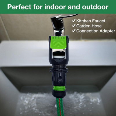 Universal Tap Connector Adapter Mixer Indoor and Outdoor Adjustable and ...