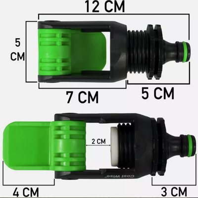Universal Tap To Garden Hose Pipe Connector Mixer Kitchen Tap Adaptor ...