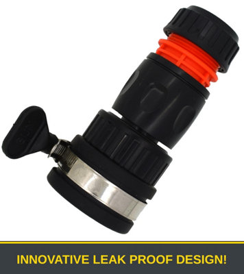 Universal Tap to Hose Connector Set with ABS Garden Hose Pipe Connector ...