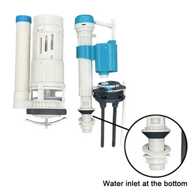 Universal Toilet Float Valve Toilet Flush Mechanism Dual Flush Easy Installation for Toilet Tanks