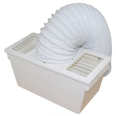 Universal Tumble Dryer Condenser Vent Kit Box With Hose - Indoor ...