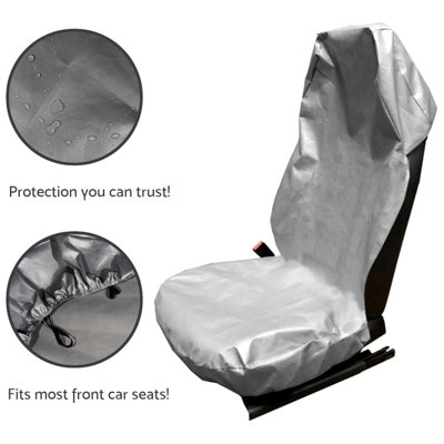 Universal Waterproof Oil-Proof Garage Car Seat Cover - Heavy Duty ...