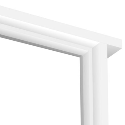 Universal White Primed Door Lining Set - 2070mm x 133mm