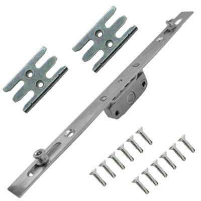 Universal Window Repair Kit Inline 600mm Espag Espagnolette 20mm Backset 8mm Mushrooms Keeps ...