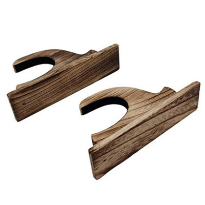 Universal Wooden Wall Mount Shotgun/Rifle Gun Rack Display Storage ...