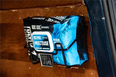 Uniwipe Ultragrime Van Caddy Tidy Wipe Pack Holder Workshop Wall Wipe ...
