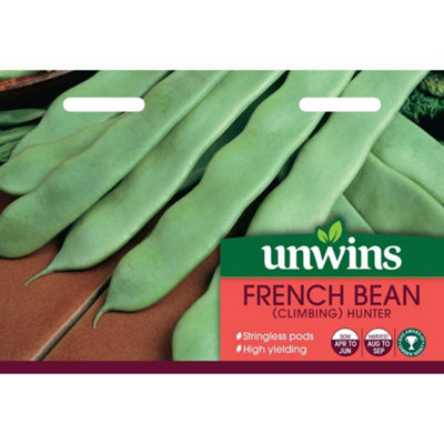 Unwins Vegetable Seeds - French Bean Hunter Seeds