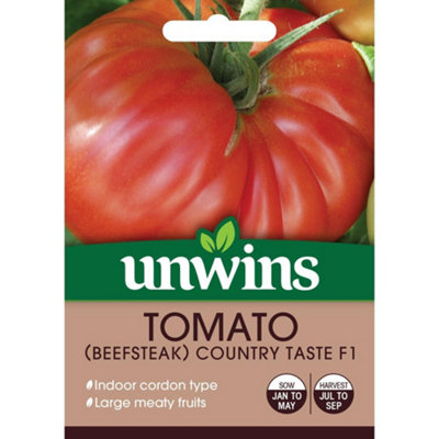 Unwins Vegetable Seeds - Tomato Beef Country Taste F1