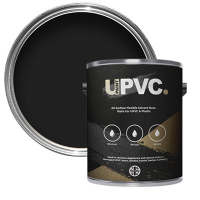 UpaintPVC uPVC Paint Black - Gloss 1 Litre