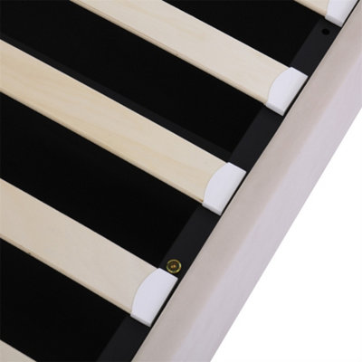 Upholstered Bed, with Hydraulic Lever, Functional Bed from Storage ...