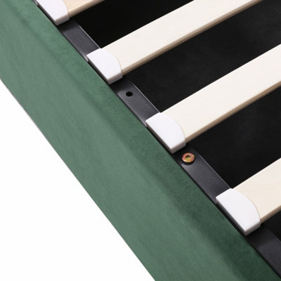 Upholstered bed, with Hydraulic Lever, Functional Bed from Storage ...
