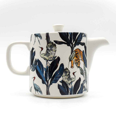 Upper Street 1L Islington Ceramic Teapot with Removable Stainless Steel ...