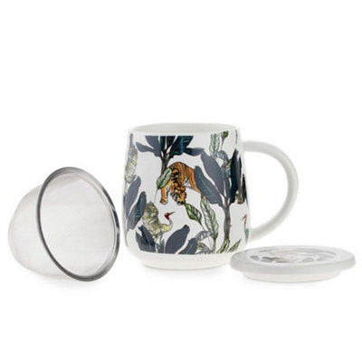 Upper Street 400ml Islington Ceramic Infuser Mug with Ceramic Lid