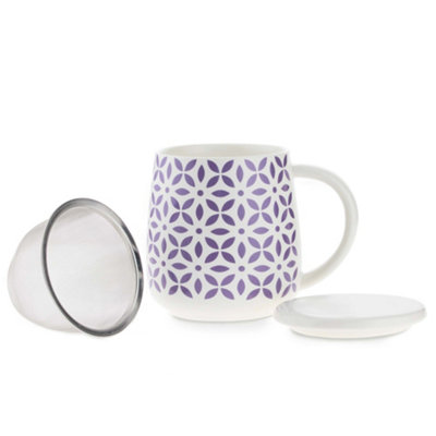 Upper Street 400ml Soho Ceramic Infuser Mug With Ceramic Lid | DIY at B&Q