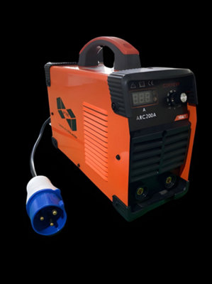 Uptime Arc 200AMP MMA ARC DC Inverter Welder, Single, Orange, IGBT ...