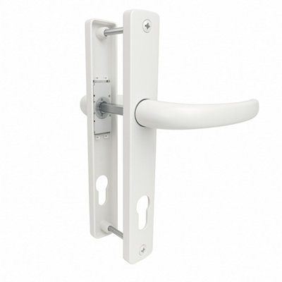 UPVC Door Handle with Built-In Spring Cassette 2