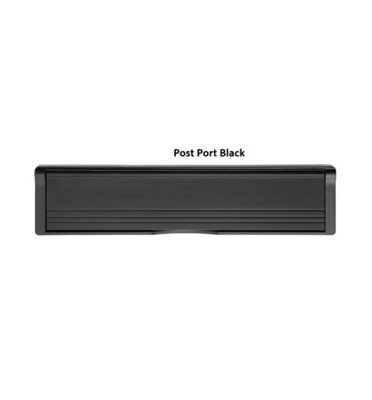 Upvc Door Letter Plate Black Colour