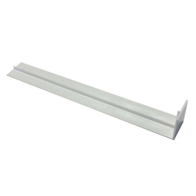 UPVC Plastic Fascia Board Straight Butt Joint White 300mm Square Edge ...