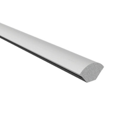 UPVC Quadrant Trim Moulding 19mm - 1.25M x 2 - Total 2.5 Meters at B&Q