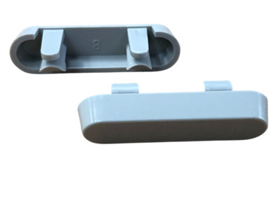 Upvc Window and Door Drain Slot Cover Agate Grey Pack of 10