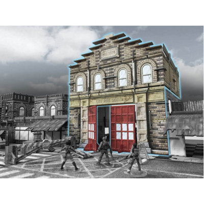 URBAN APOCALYPSE TERRAIN - FIRE STATION - BRAND NEW AND SEALED